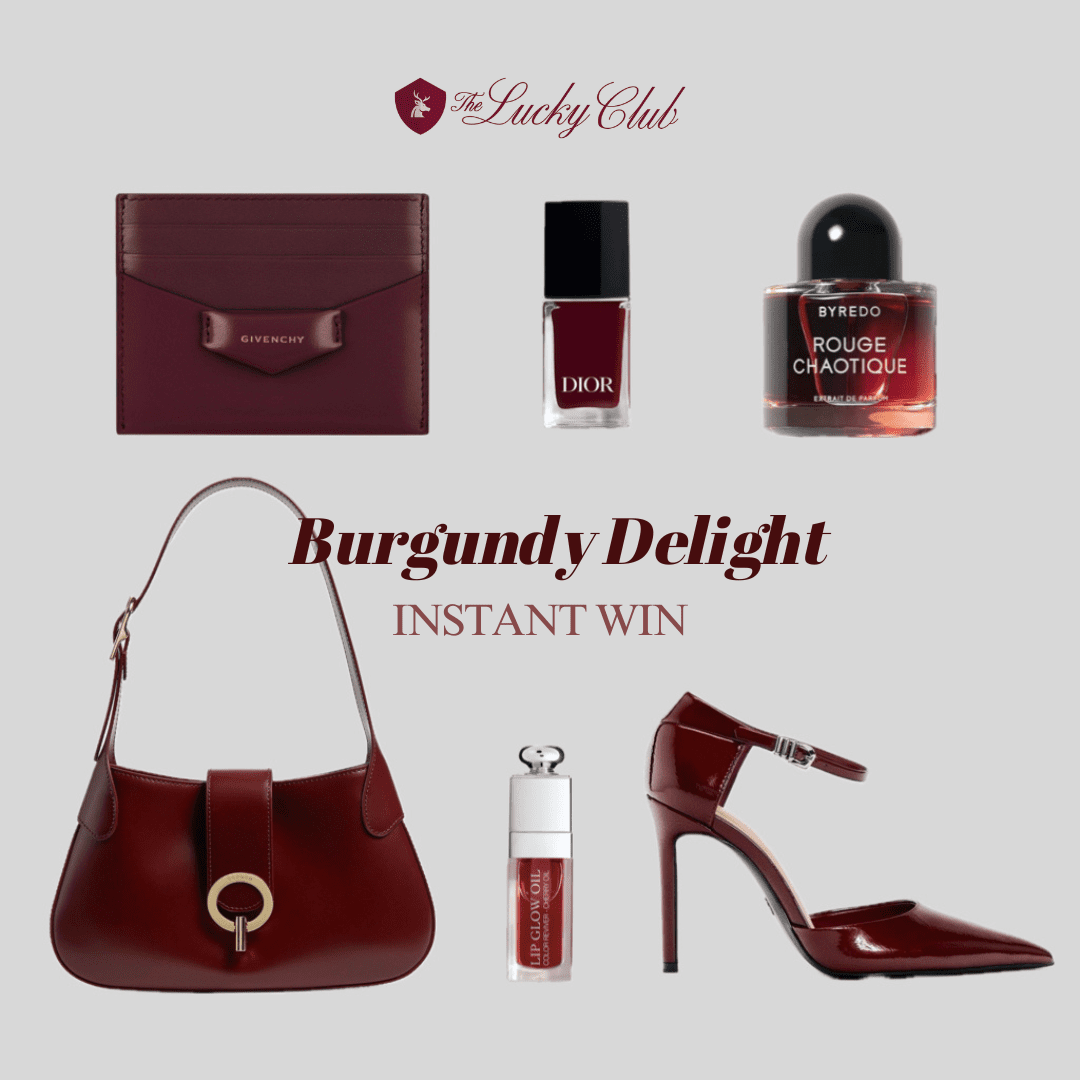 Burgundy Delight - Instant Win - The Lucky Club