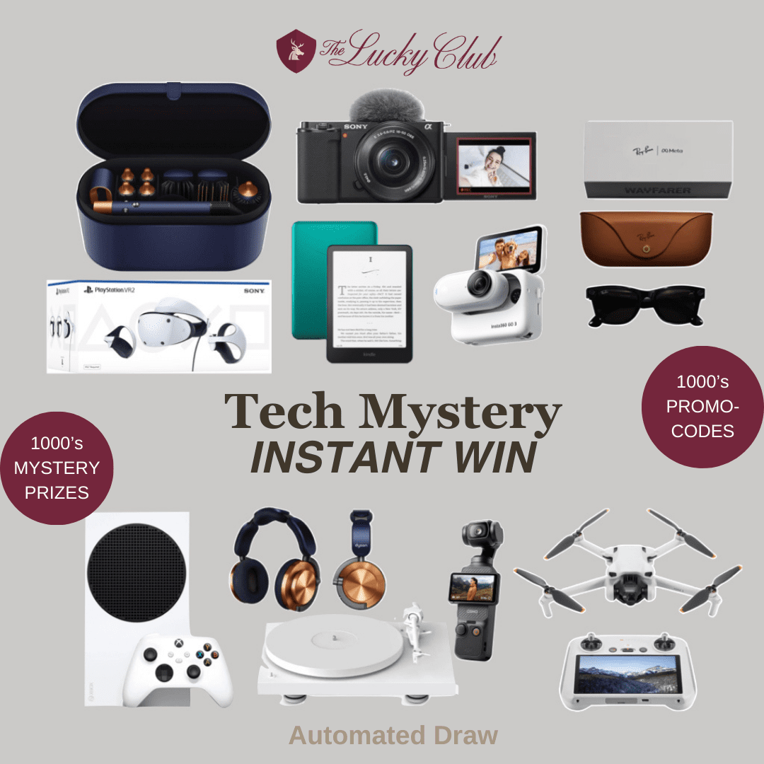Tech Mystery Instant Win - The Lucky Club