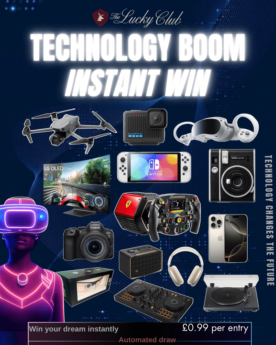 Technology Mystery Boom Instant Win! - The Lucky Club
