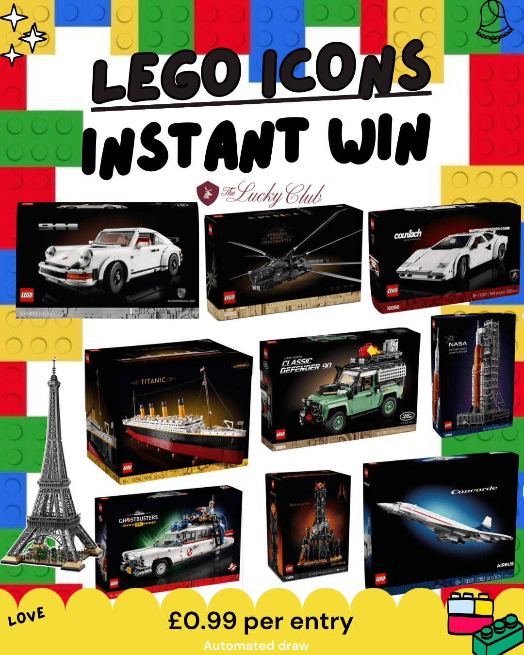 LEGO Icons Instant Win - The Lucky Club