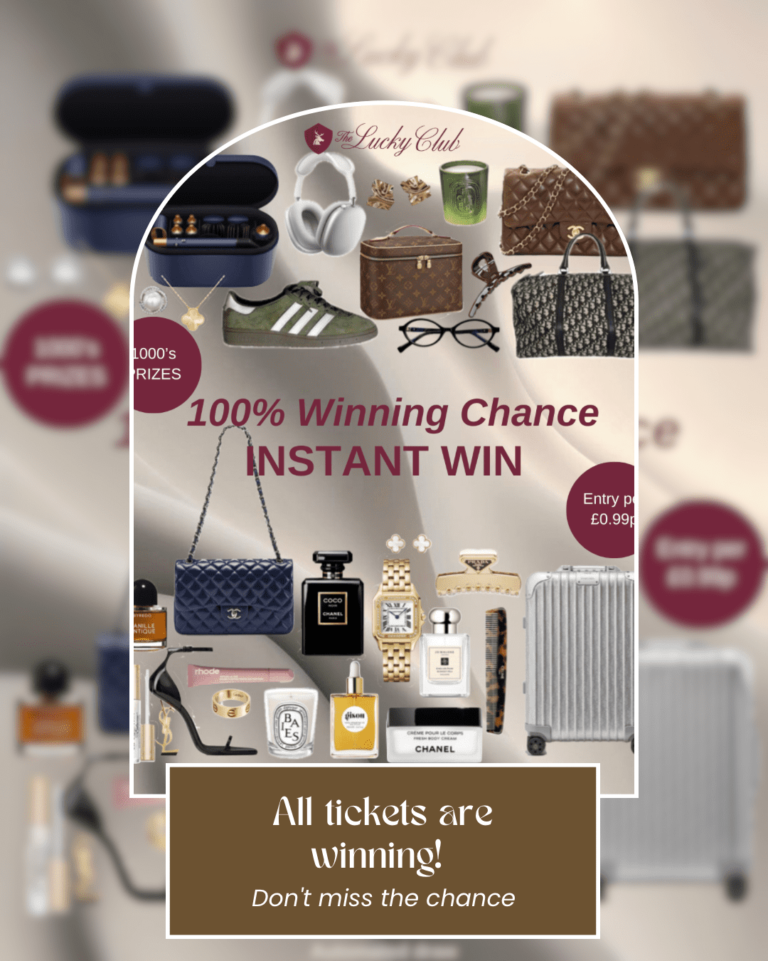 100% Winning Chance – Instant Win! - The Lucky Club